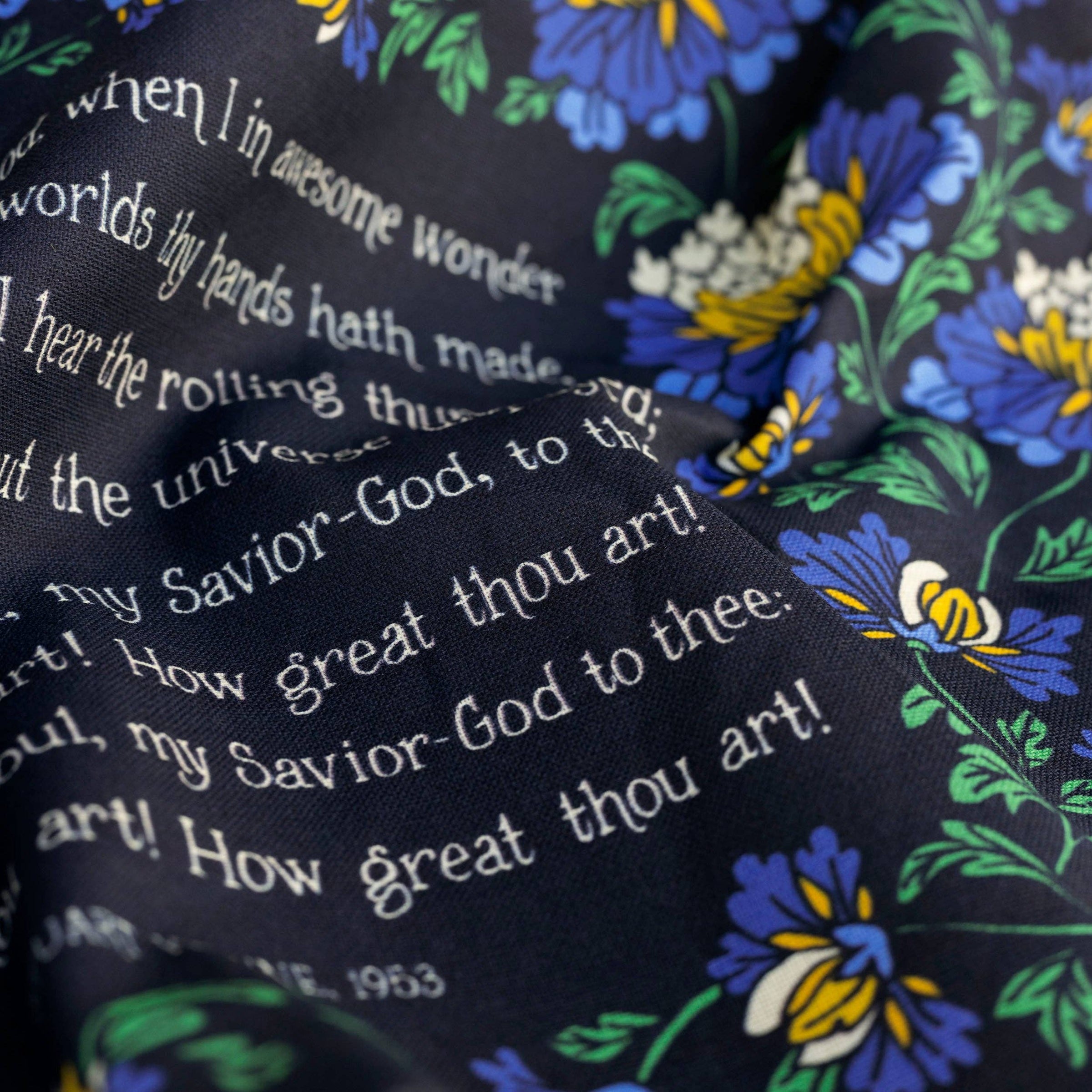 Little Things Studio - How Great Thou Art Hymn Tea Towel - Full Color ...