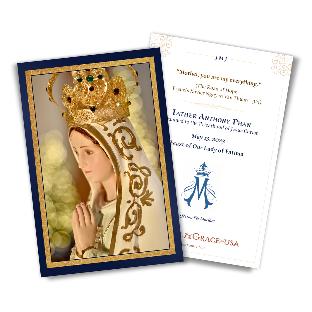 Custom Designed Holy Cards