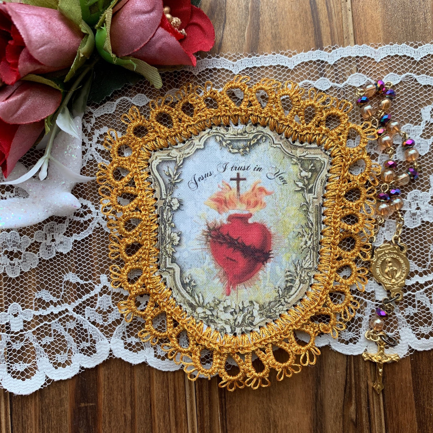 Sacred Heart Shield/Jesus I Trust in You Detente